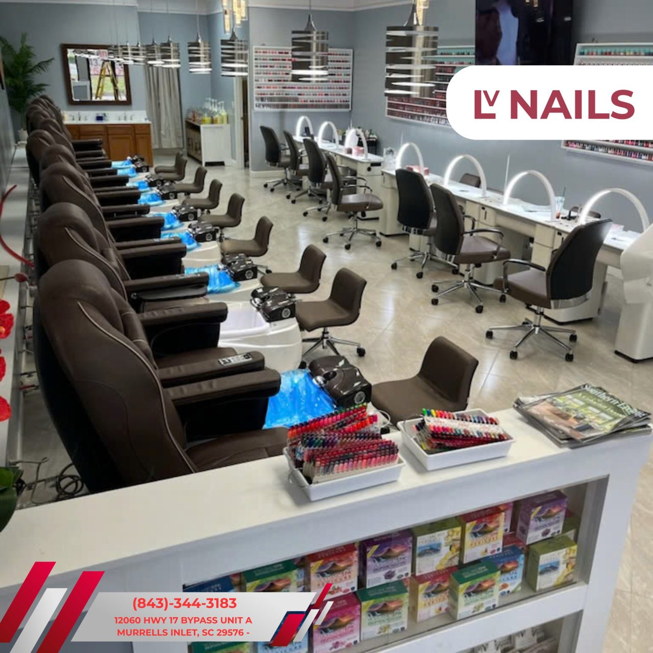 Contact Us | LV Nails Pedicure Spa